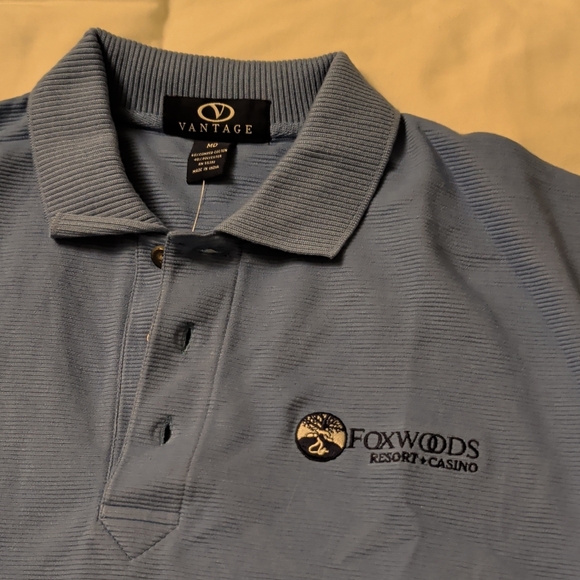 Vantage | Shirts | Mens Blue Polo Shirt | Poshmark